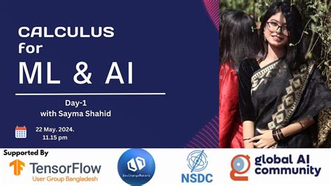Calculus For Ml Day 1 Youtube
