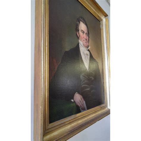 19th Century American Southern Portrait By Benoni Irwin Chairish