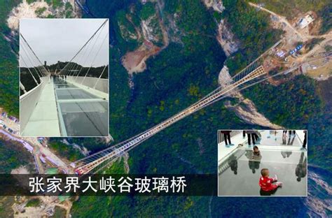 實拍張家界大峽谷玻璃橋世界最高跨度最長的玻璃橋 每日頭條