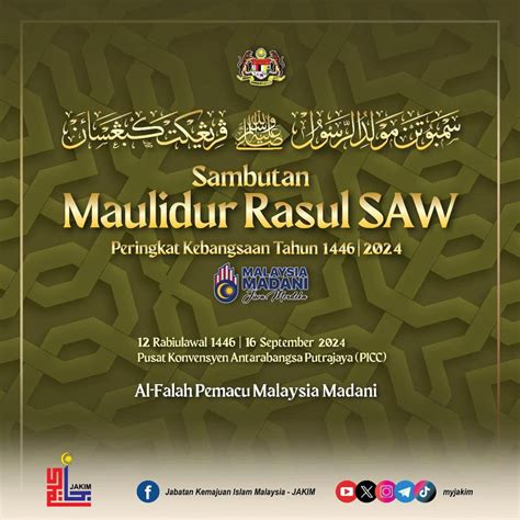 Tema And Sambutan Maulidur Rasul 2024 Peringkat Kebangsaan