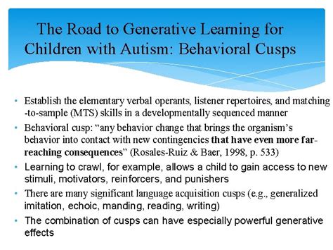 Applications Of Verbal Behavior And Relational Frame Theory