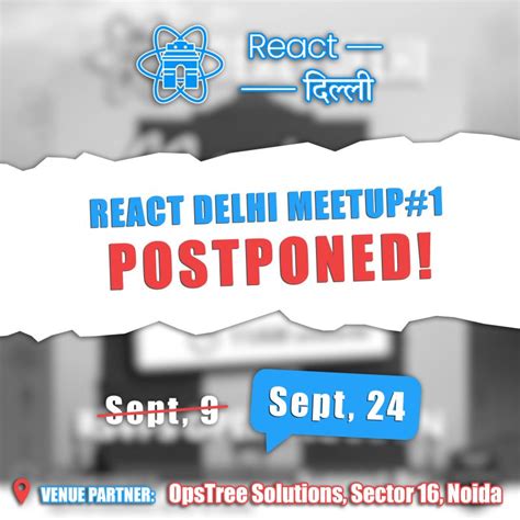 Reactdelhincr Meetup Techcommunity Reactdelhi Delhi G20india