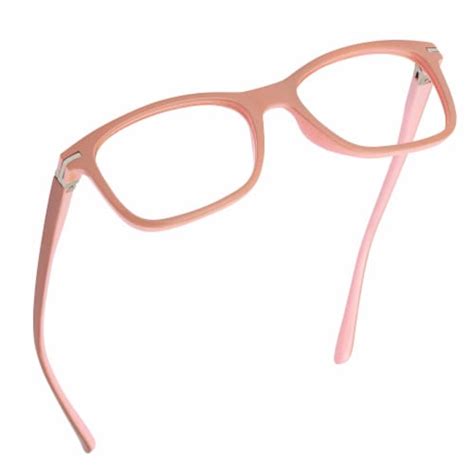 Readerest Beigepink Reading Glasses Blue Light Blocking Thin