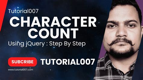Character Counter Using Jquery Step By Step Tutorial007 Youtube