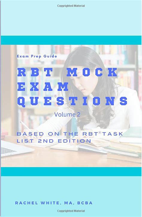 RBT Mock Exam Questions Based On The RBT Task List Nd Edition BehaviorPREP