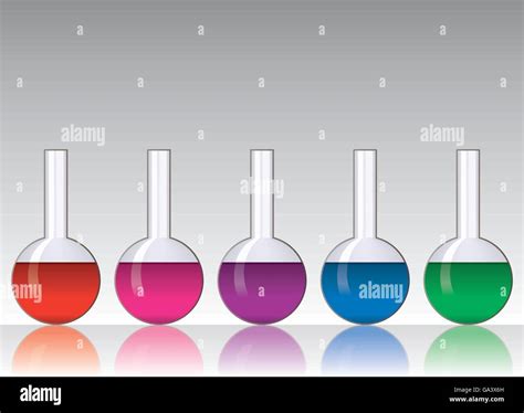 Vector Set Of Laboratory Glassware Stock Vector Image And Art Alamy