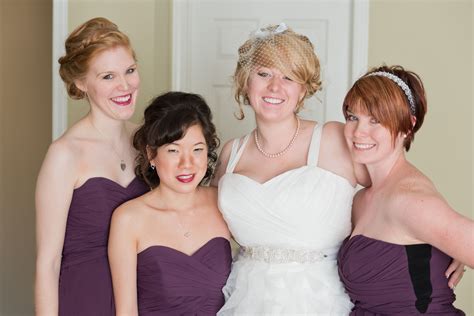 Group Shot With My Bridesmaids Mainly To Show Hair Hair And Make Up