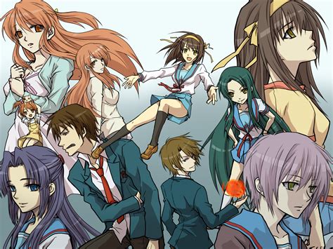 Asahina Mikuru Asakura Ryouko Koizumi Itsuki Kyon Kyon No Imouto Male