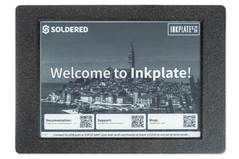 Inkplate 6plus E Paper Display With Enclosure And Touchscreen