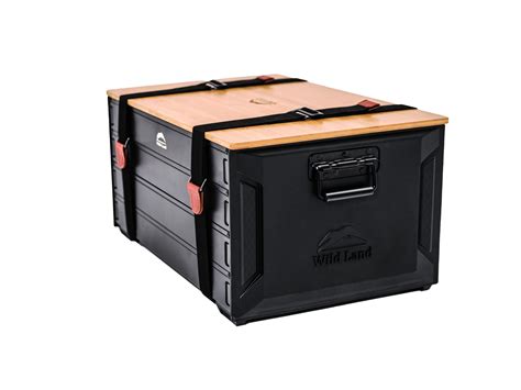 Wild Land Storage Box Outdoor Aluminum Bamboo Tool Case 46l Disassembly