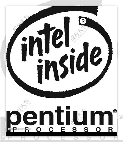 Intel处理器标识图片素材 编号19243221 图行天下