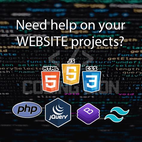 Programming Help HTML CSS Javascript JQuery PHP Bootstrap