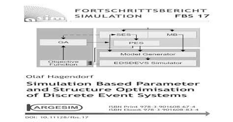 pdf simulation based parameter and structure optimisation of discrete
