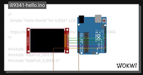 Ili9341 O Copy Copy Wokwi Esp32 Stm32 Arduino Simulator