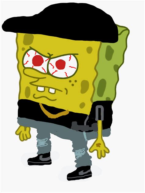 Spongebob Gangster Funny Spongebob Gangster Halogen Png