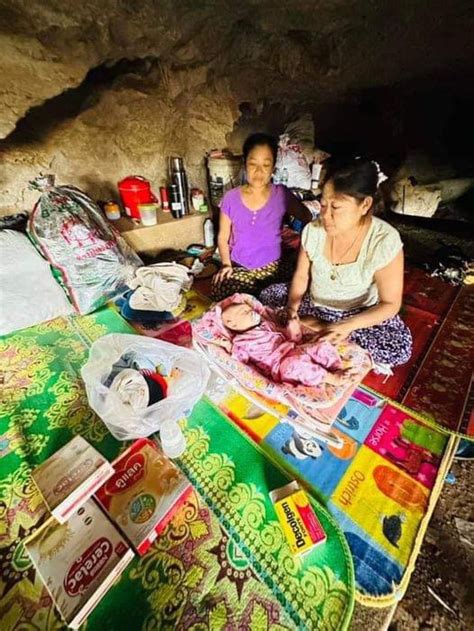 စစ်ကောင်စီတပ်စွဲထားတာကြောင့် ဓမ္မသကျေးရွာဒေသခံအချို့ နေရပ်မပြန်ရဲ သံလွင်ခက်