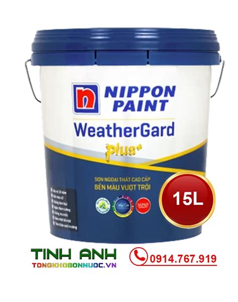Sơn Nippon Weathergard Plus Thùng 15l Tổng Kho Sơn Tịnh Anh