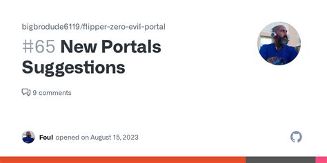 New Portals Suggestions Issue Bigbrodude Flipper Zero Evil Portal Github