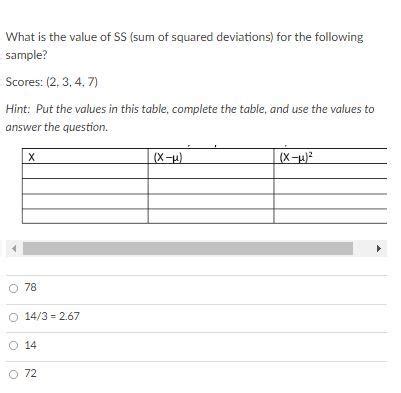 Solved What Is The Value Of SS Sum Of Squared Deviations Chegg
