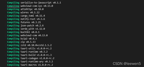 创建一个新的taurivue 桌面windows项目vs Code开发vuetauri Csdn博客