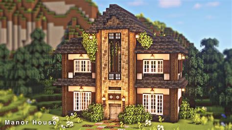 Minecraft Manor Minecraft Middle Ages Manor House Building Houses