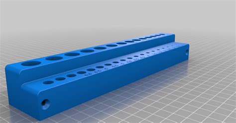 Drill Bit Holder Wall Mount By Heinrich Download Free Stl Model