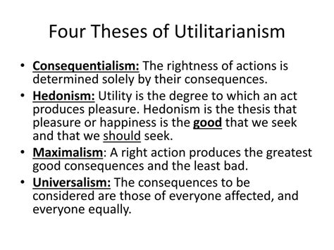 Ppt Utilitarianism Is A Kind Of Consequentialism Powerpoint Presentation Id 2613834