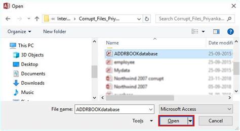 Fix Ms Access Error 3049 Cannot Open Database
