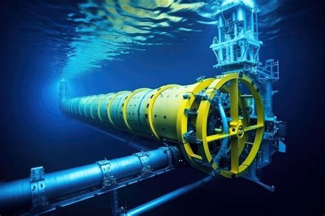 Premium Ai Image Underwater Pipeline For Gas Or Oil Transport Critical Infrastructure
