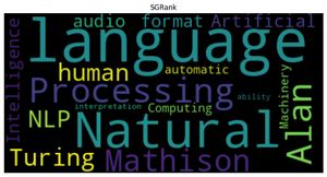 Keyphrase Extraction In Nlp Geeksforgeeks