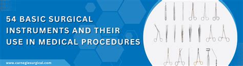 54 Basic Surgical Instruments And Their Use In Medical Procedures