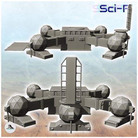 Paper Model Spacecraft Sci Fi
