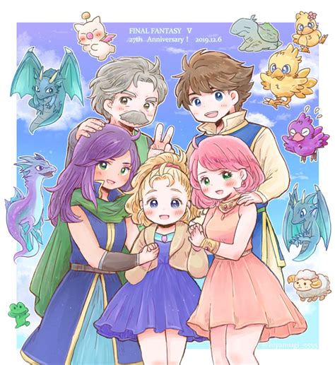 Moogle Lenna Charlotte Tycoon Faris Scherwiz Chocobo Bartz Klauser And 2 More Final
