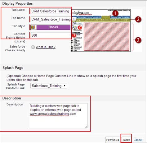 Building Custom Web Page Tab On