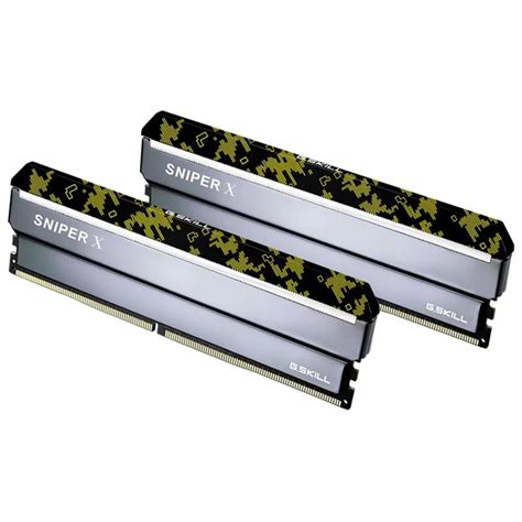 Оперативная память Ddr4 Dimm 32gb 16gbx2 3600mhz G Skill Sniper X Silver F4 3600c19d 32gsxkb