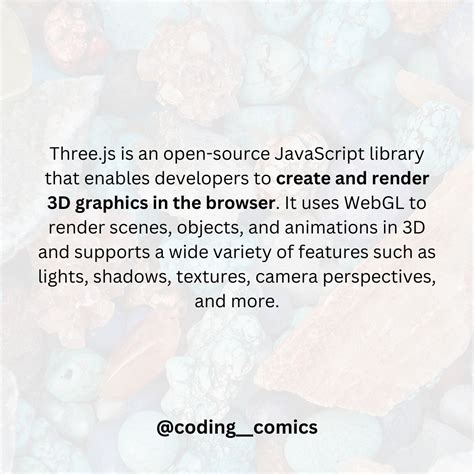 coding comics 🎯 web development and designing 💣 react js three js is a powerful and flexible