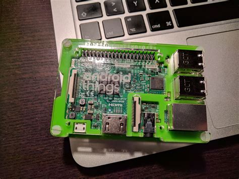 making rainbow hat work with the android things