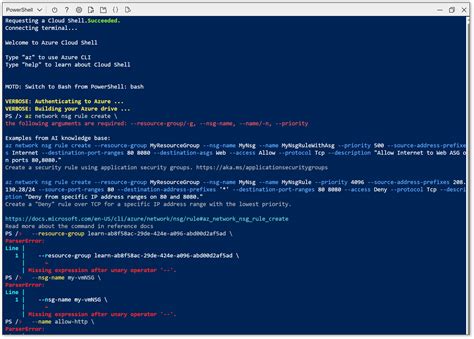 How Do You Type A Multi Line Command On Azure Interactive Shell Microsoft Qanda How Do You Type A Multi Line Command On Azure Interactive Shell Microsoft Qanda