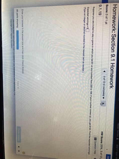 Solved Homework Section 9 1 Homework Score 0 Of 1 Pt 10f 12