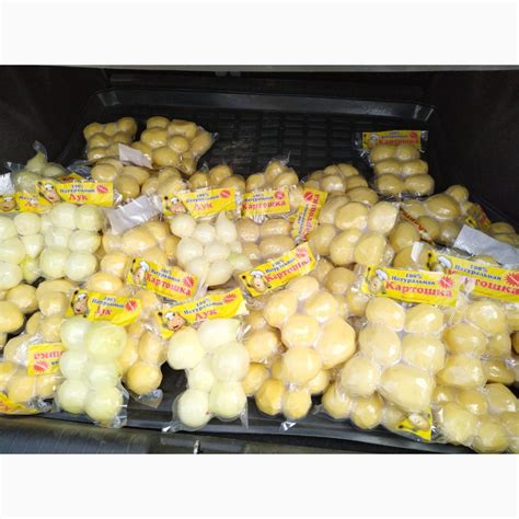 Очищенные овощи в вакуумной упаковке — Agro Uzbekistan