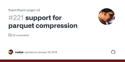 Support For Parquet Compression · Issue 221 · Fluentfluent Plugin S3