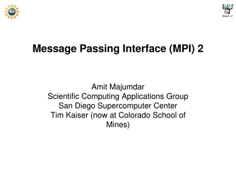 Ppt Message Passing Interface Mpi 2 Powerpoint Presentation Free