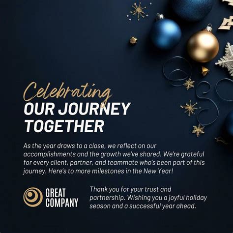 Holiday Greetings Linkedin Post 51844273 Template