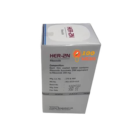 Buy Generic Ribociclib 100 Meds 160 Usd Only