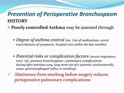 Bronchospasm During Induction Pptx