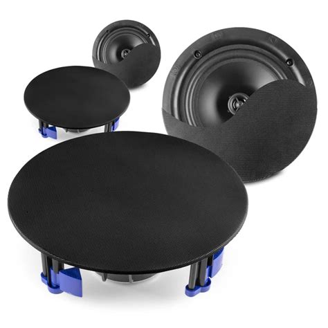 Black Wireless Bluetooth Ceiling Speakers 2 Room Ncbt8 8 £18498