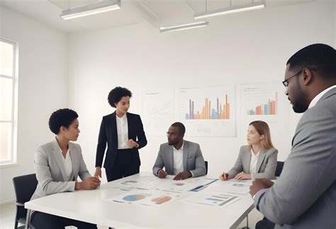 Business Data Analytics Premium Ai Generated Image