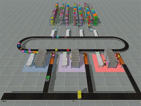 a simulation model for your industrial system with flexsim upwork