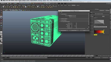 How To Export Models As Obj In Maya 2013 Youtube