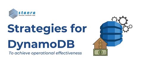 Strategies To Optimise Dynamodb And Reduce Its Costs Stanra Tech Solutions